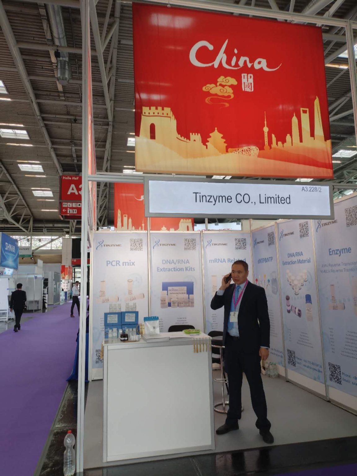 We are at analytica 2024 – Tinzyme